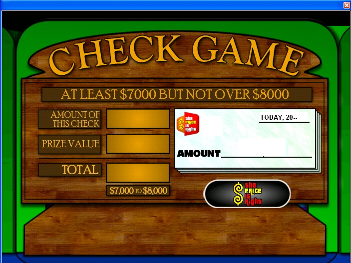 Check Game/Gallery | The Price Is Right Wiki | Fandom