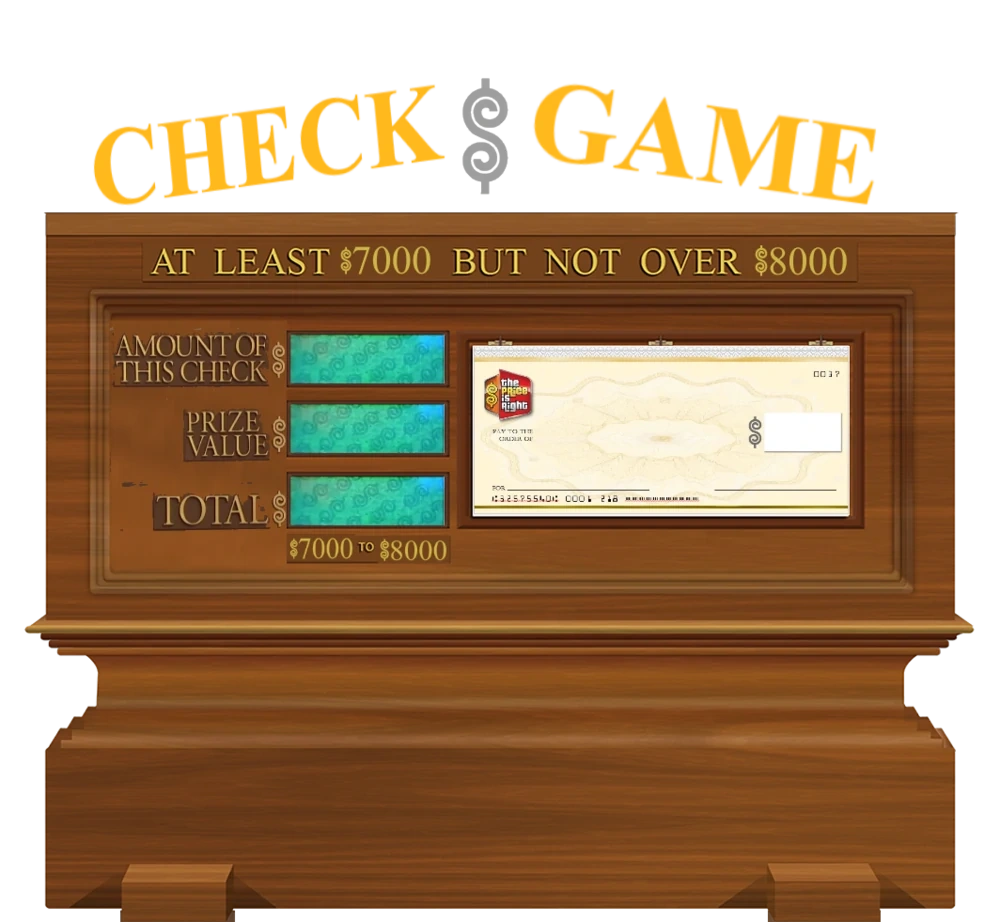 Check Game | Priceisrightfanon Wiki | Fandom