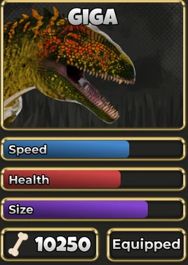 Giga | Primal Pursuit(Roblox) Wiki | Fandom