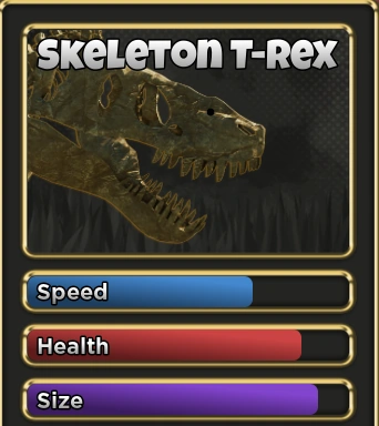 Skeleton T-rex | Primal Pursuit(Roblox) Wiki | Fandom