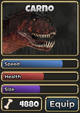 Carno | Primal Pursuit(Roblox) Wiki | Fandom