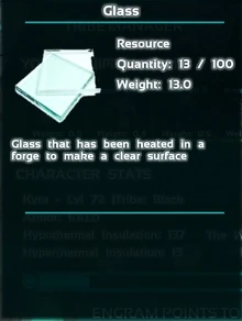 Glass (item) | Ark Primitive Survival Wikia | Fandom