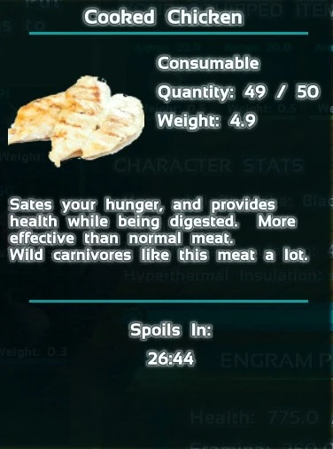Cooked Chicken | Ark Primitive Survival Wikia | Fandom