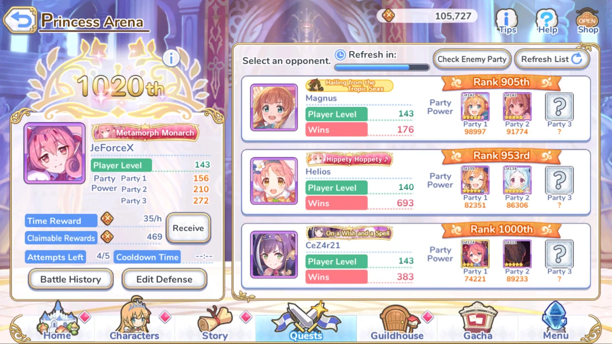 Princess Arena | Princess Connect Re:Dive Wiki | Fandom