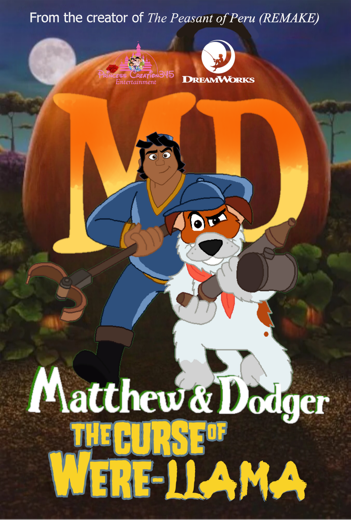 Matthew And Dodger The Curse Of The Were Llama Princess Creation345