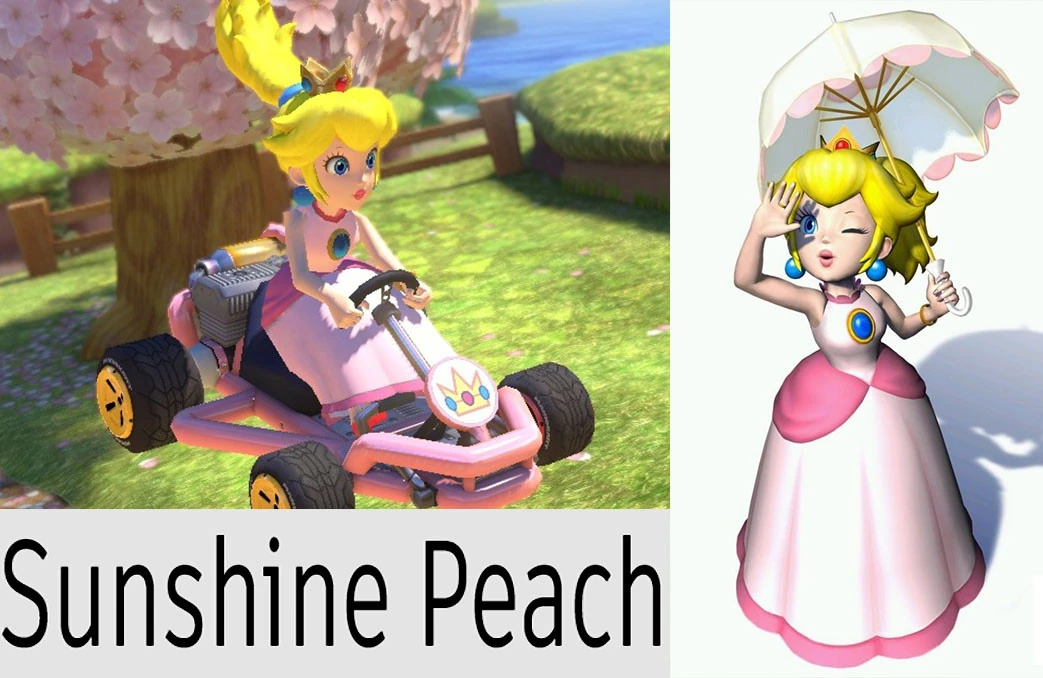 Sunshine Princess Peach (Mario Kart) | Princesses for fun Wiki | Fandom