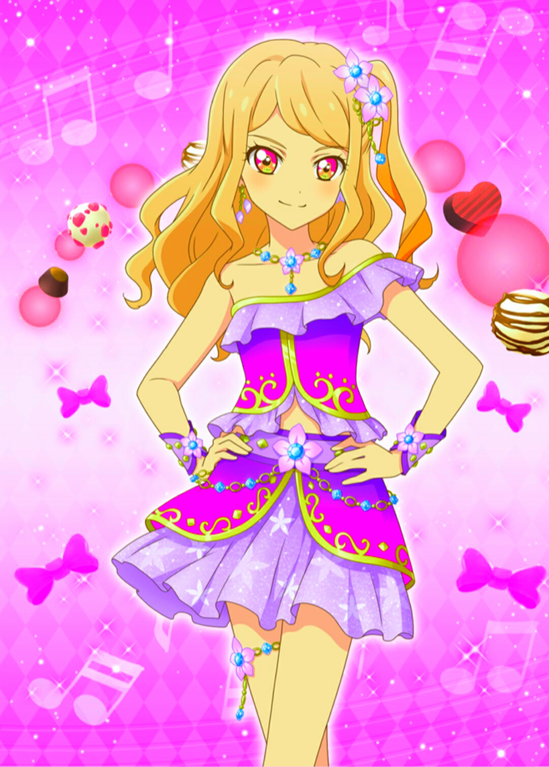 Glowing Magenta Jewel Flower Coord Wikia Pripara Fandom Fandom