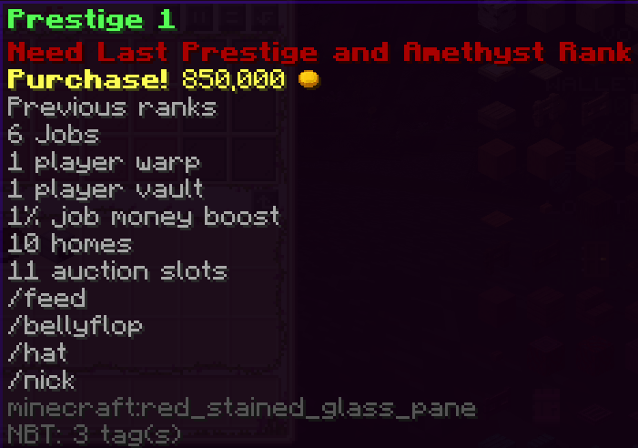 Prestiges | PrismaCraftMC Wiki | Fandom