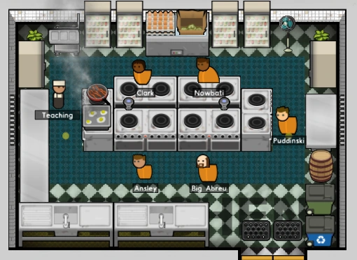 Kitchen Safety and Hygiene | Prison Architect Wiki | Fandom