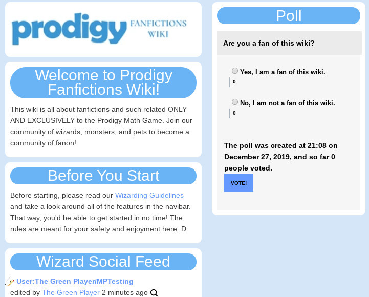 User blog:FluorescentFlashlight/New Main Page Progression Sneak Peek ...