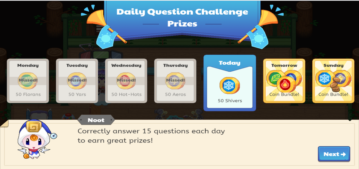 Daily Rewards | Prodigy Game Wiki | Fandom