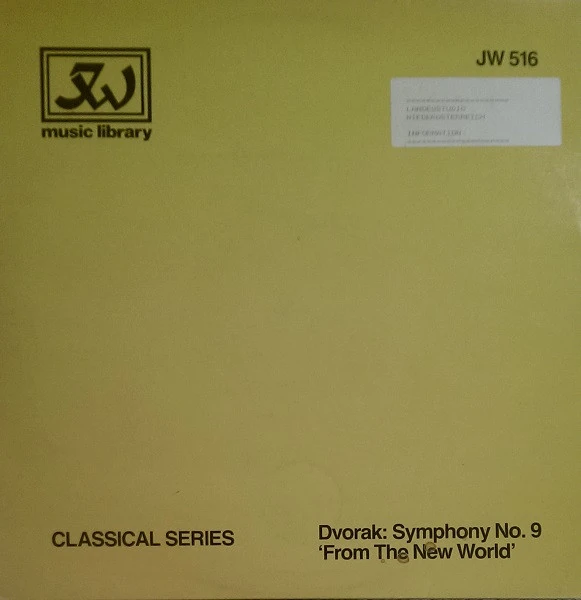 JW 516 - Classical Series: Dvorak: Symphony No. 9 'From the New World' | Production Music Wiki ...