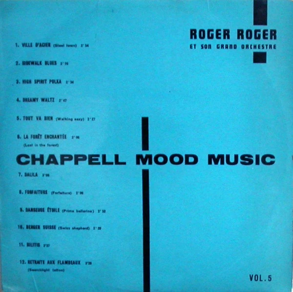 CMM 205 - Chappell Mood Music Vol. 5 | Production Music Wiki | Fandom