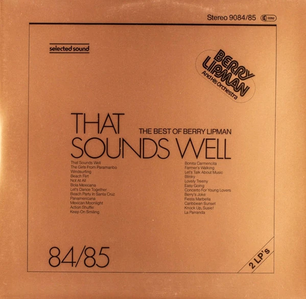 9084/9085 - That Sounds Well - The Best of Berry Lipman | Production ...