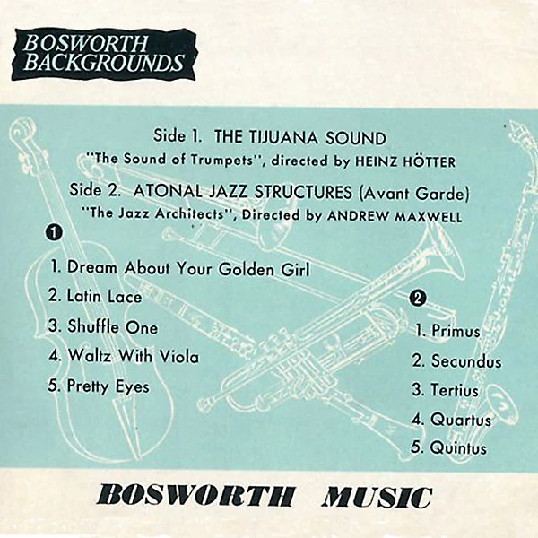 BLP 104 - The Tijuana Sound/Atonal Jazz Structures (Avant Garde ...