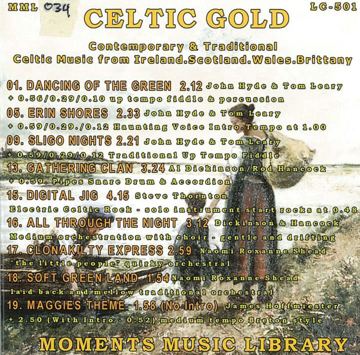 MML 034 - Celtic Gold | Production Music Wiki | Fandom