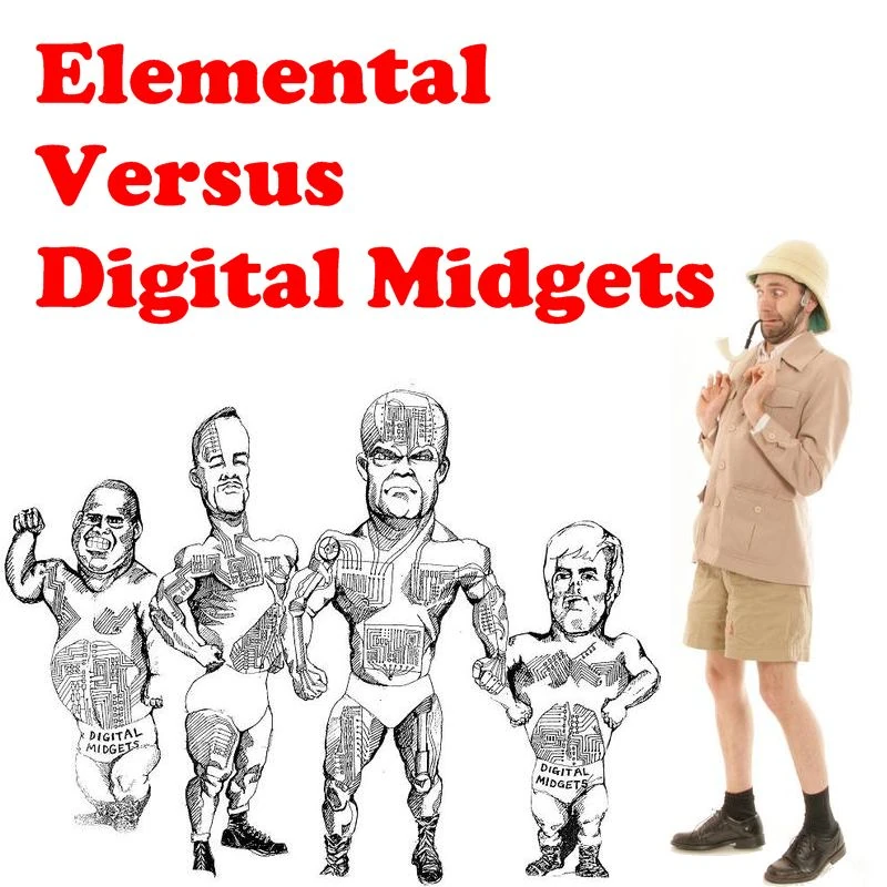 Elemental vs Digital Midgets Mixtape | Professor Elemental Wiki | Fandom