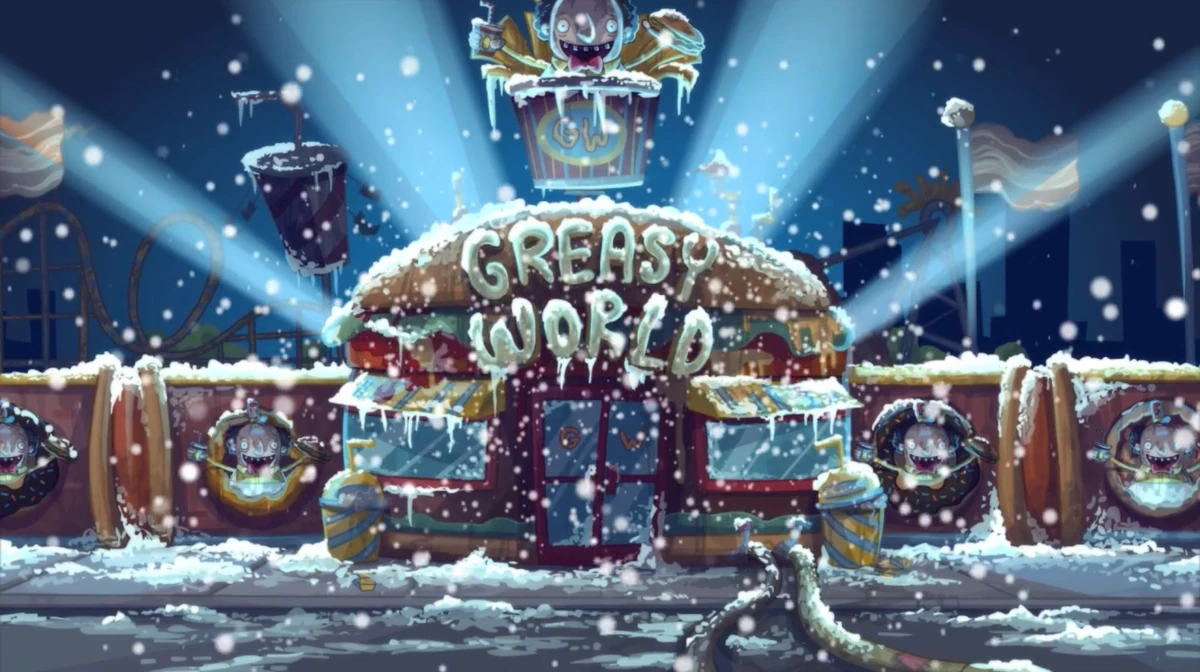 Greasy World | Professorfizzyslunchlab Wiki | Fandom