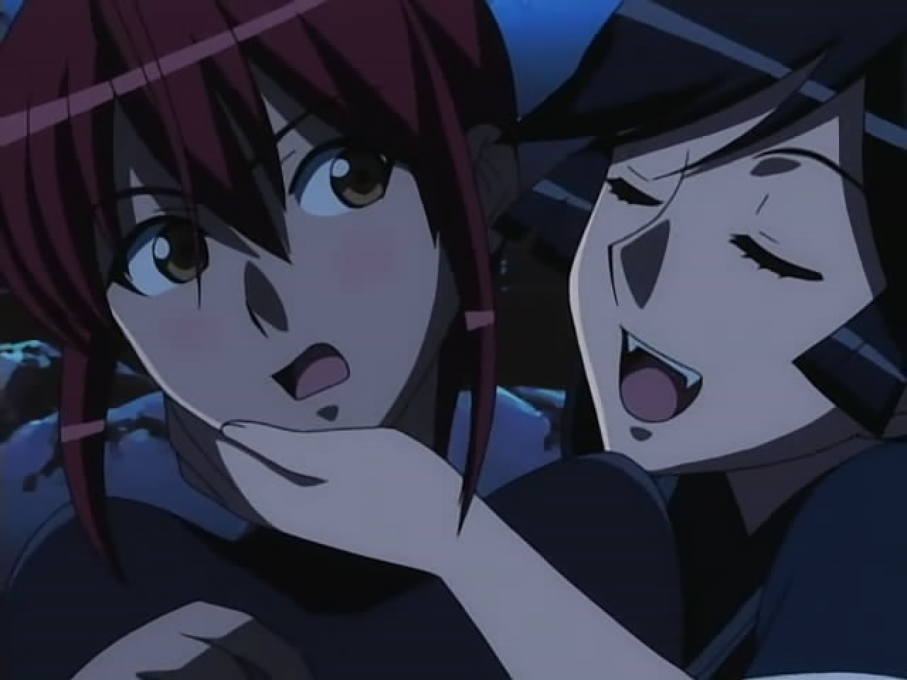 Vampire Biting Anime