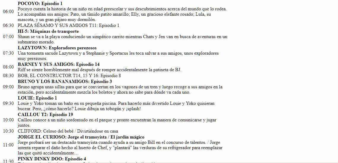 Usuario Blog:Jesus Valdes Aran/PROGRAMACION Discovery Kids Diciembre ...