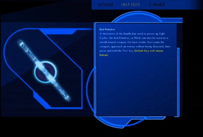 Rod Primitive (Help file) | TRON 2.0 Wiki | Fandom