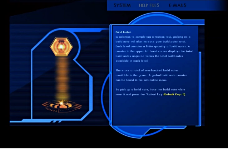 Build notes | TRON 2.0 Wiki | Fandom