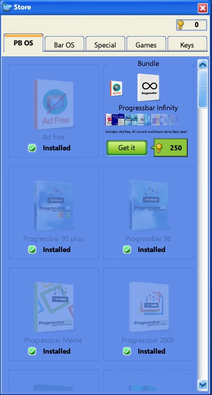 Store | Progressbar95 Wiki | Fandom