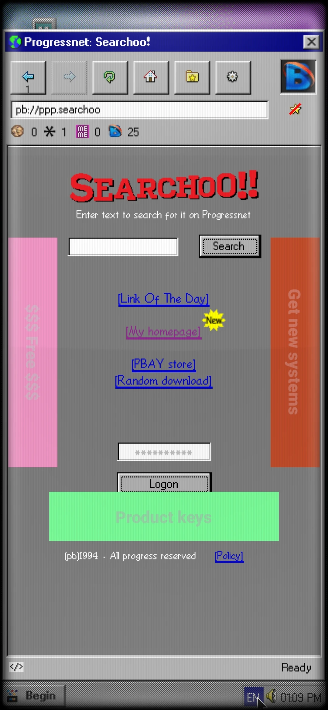 Browser | Progressbar95 Wiki | Fandom