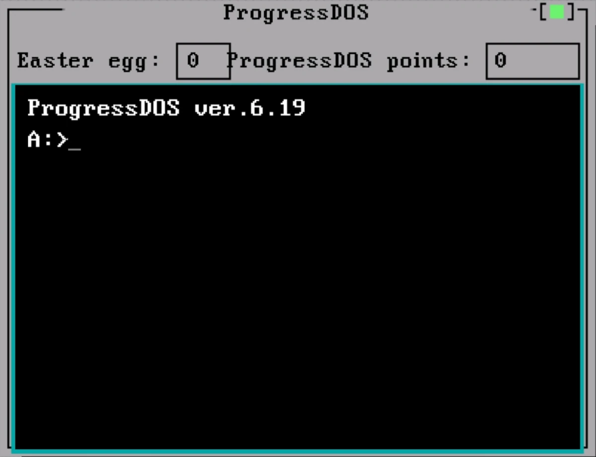ProgressDOS | Progressbar95 Wiki | Fandom