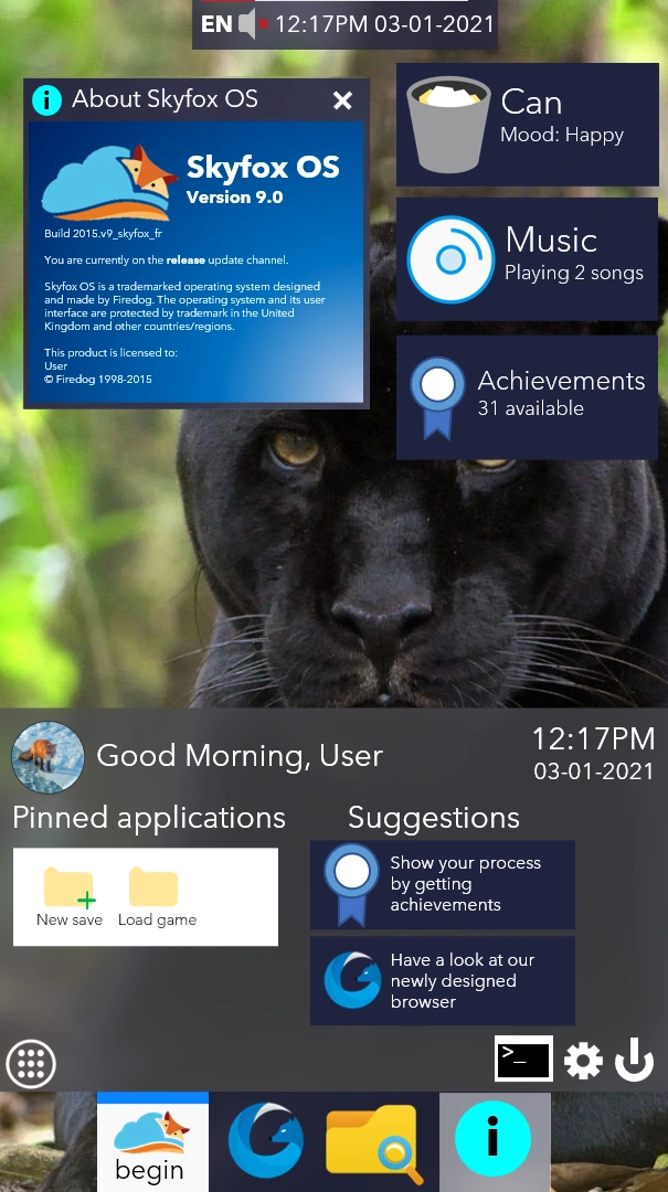 Skyfox OS 9.0 | Progressmod95 Wiki | Fandom