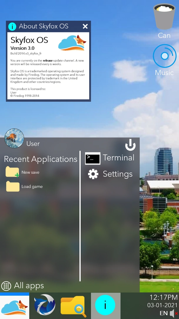 Skyfox OS 3.0 | Progressmod95 Wiki | Fandom