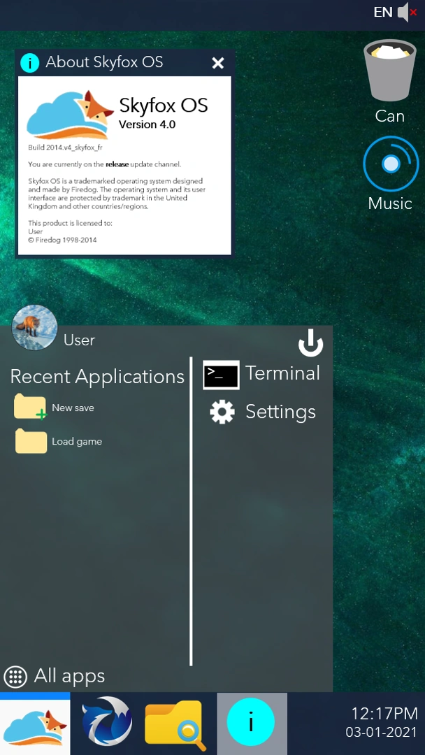 Skyfox OS 4.0 | Progressmod95 Wiki | Fandom