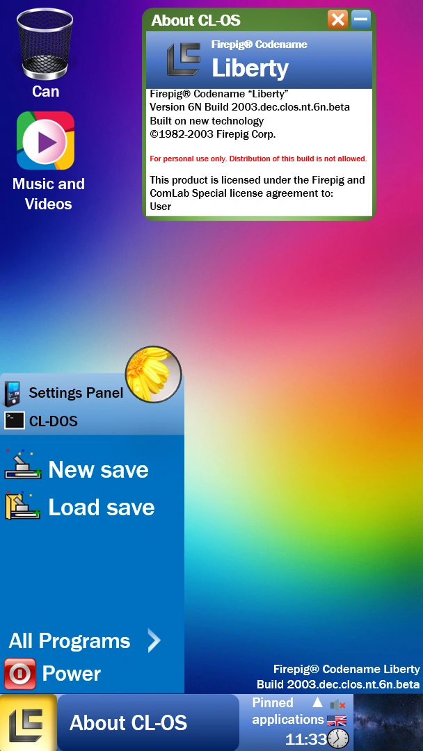 CL-OS "Liberty" | Progressmod95 Wiki | Fandom