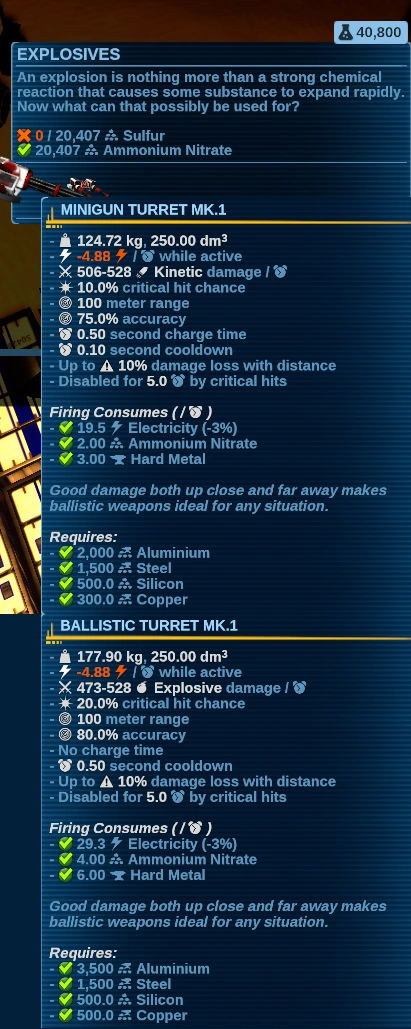 Explosives | Project 5: Sightseer Wiki | Fandom