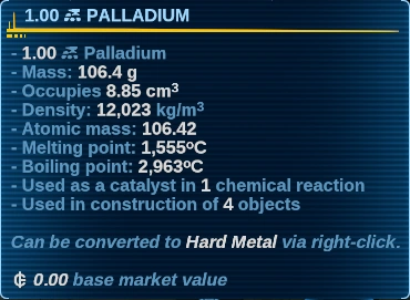 Palladium | Project 5: Sightseer Wiki | Fandom