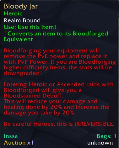 Bloodforged | Project Ascension Wiki | Fandom