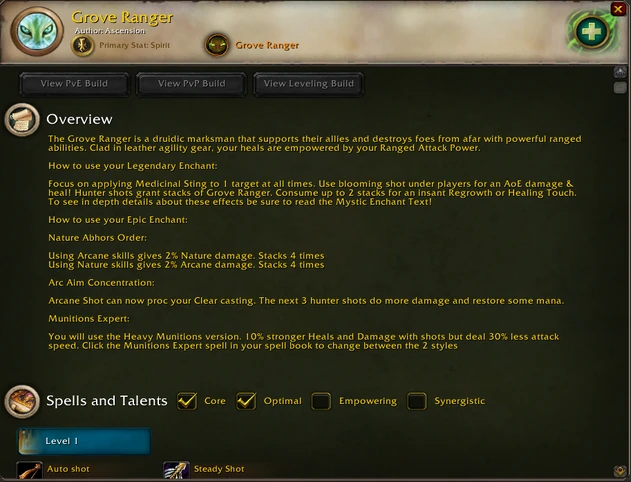 Grove Ranger | Project Ascension Wiki | Fandom