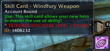 Skill Card | Project Ascension Wiki | Fandom