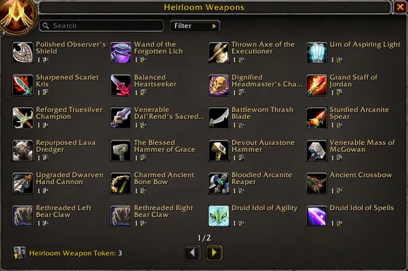 Heirloom | Project Ascension Wiki | Fandom