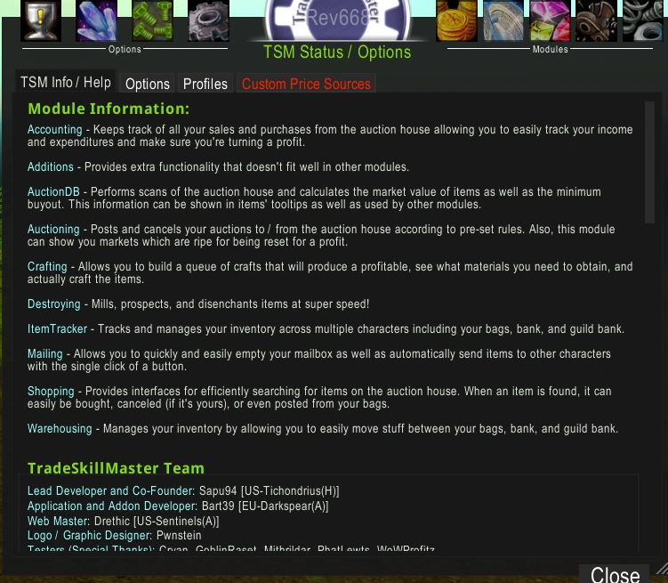 Trade Skill Master | Project Ascension Wiki | Fandom
