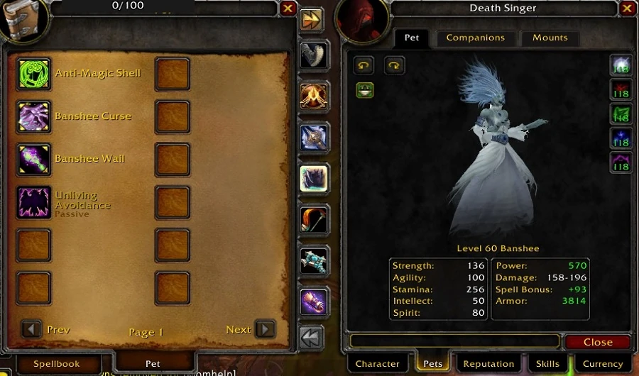 Tameable Pets/Banshee | Project Ascension Wiki | Fandom