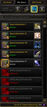 Specializations | Project Ascension Wiki | Fandom