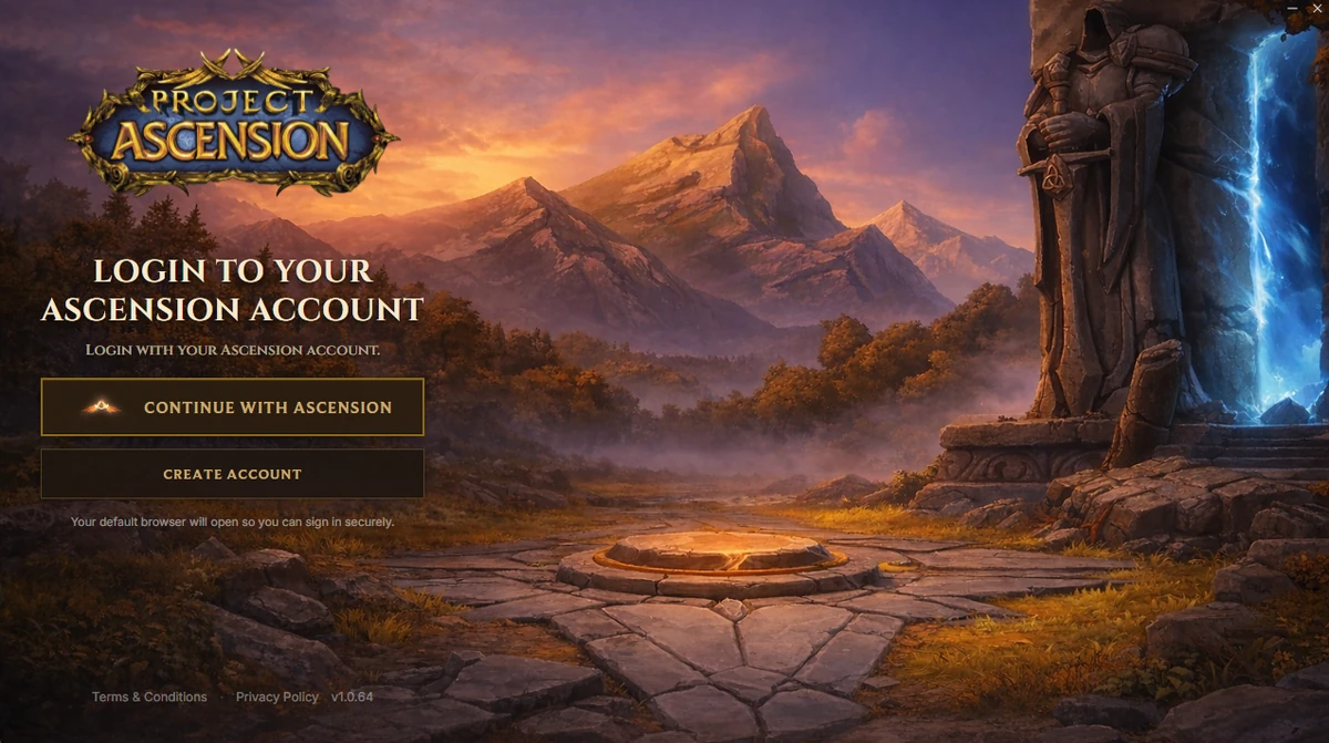 Ascension Launcher | Project Ascension Wiki | Fandom