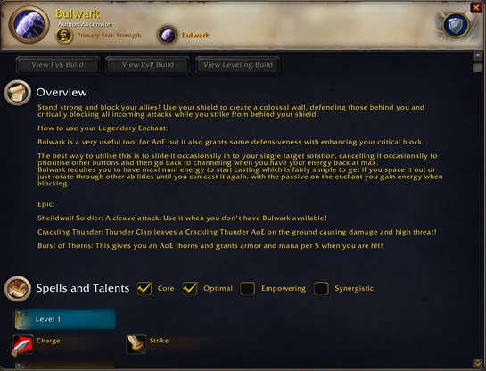 Bulwark | Project Ascension Wiki | Fandom