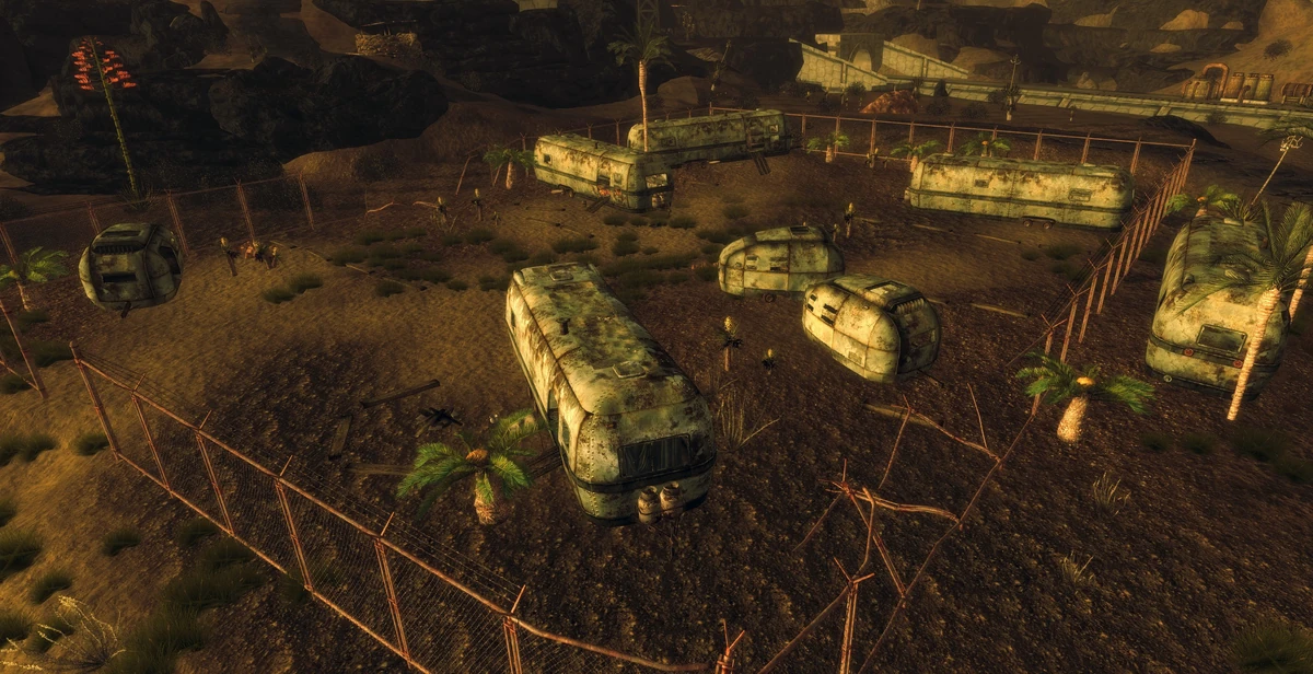 Sky Glow trailer camp | Fallout: New California | Fandom