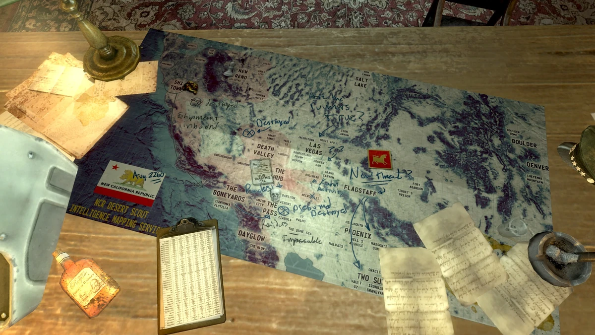 World map | Fallout: New California | Fandom