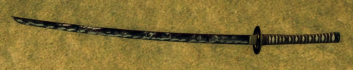 Rusted leather-wrapped katana | Fallout: New California | Fandom