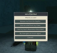 Idol of Yun'Shul | Deepwoken Wiki | Fandom