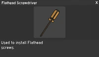 Flathead Screwdriver | Project Delta Roblox Wiki | Fandom