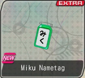 Miku Nametag | Project DIVA Wiki | Fandom